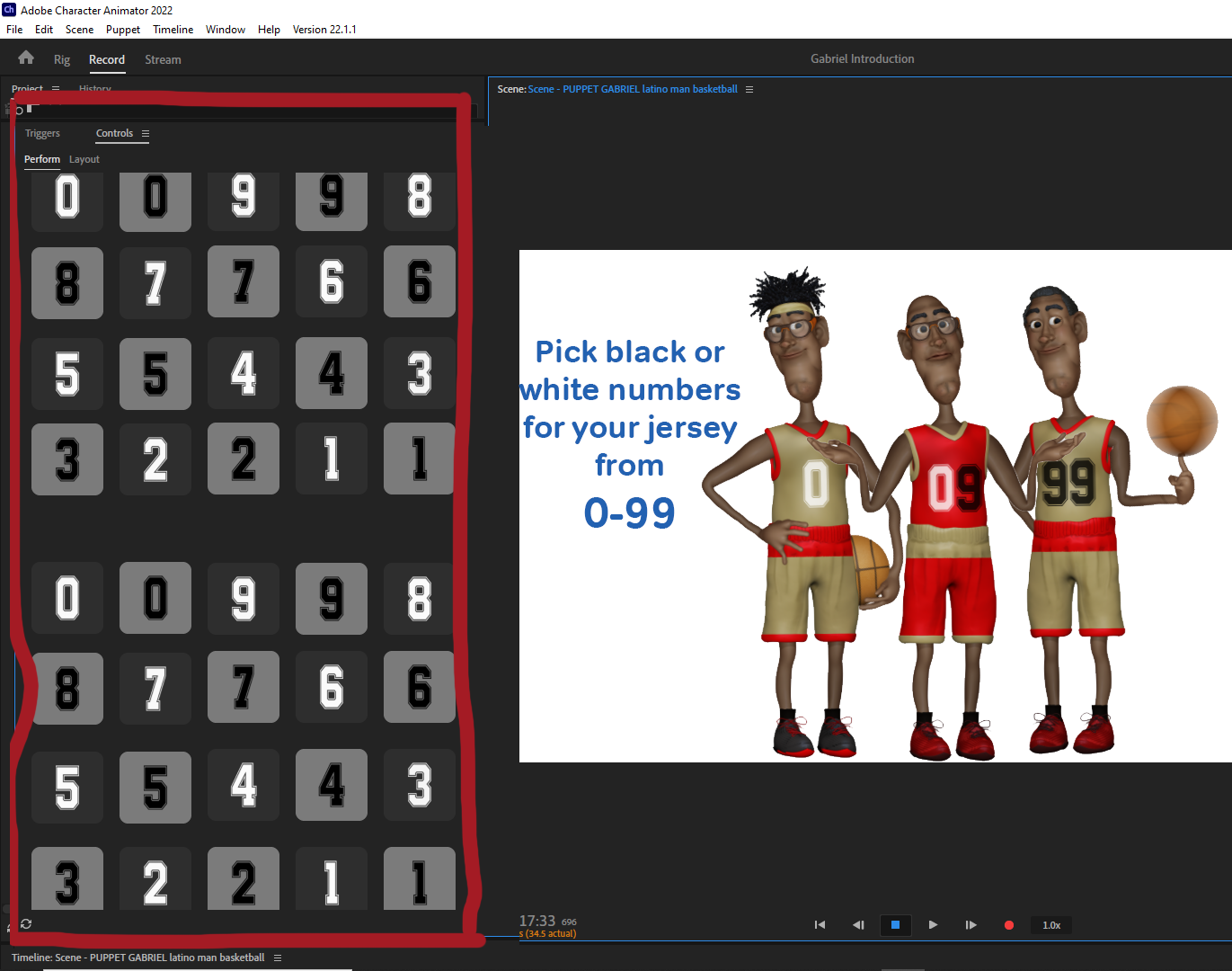 Gabriel Puppet | Adobe Character Animator Digital Puppets