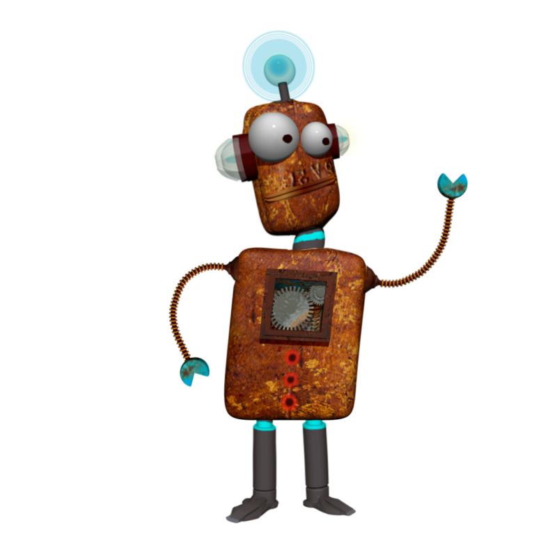 Rusty the Robot Full Puppet Standard License | Adobe Character Animator ...